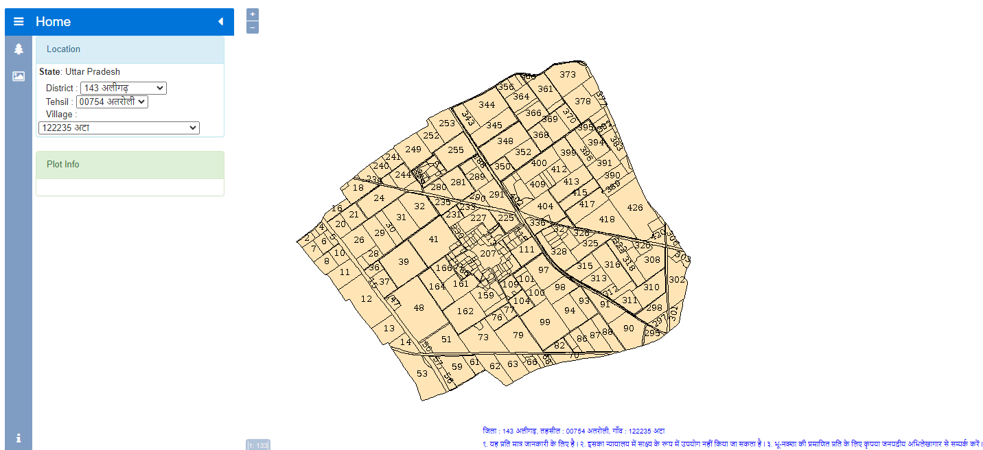 Bhu Map UP - यूपी भू नक्शा 2024 (जमीन का नक्शा) कैसे देखें?