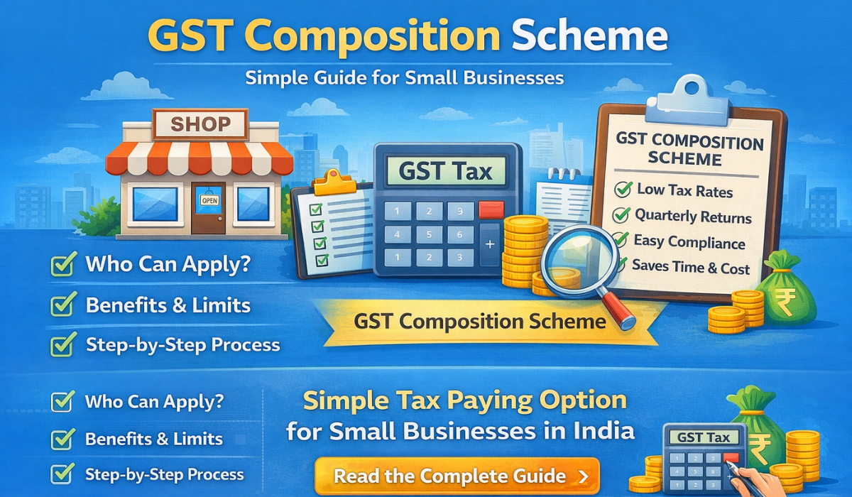 GST Composition Scheme: Complete Beginner’s Guide (2026)